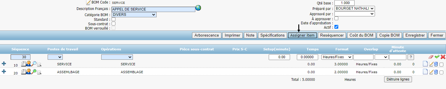 Processus des appels de service et des installations - Prextra